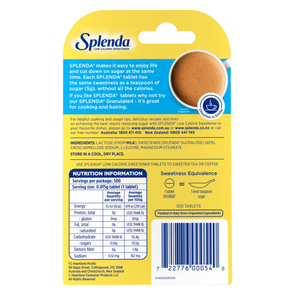 Splenda Sweetener Minis | No Calorie Sweetener & Sugar Substitute