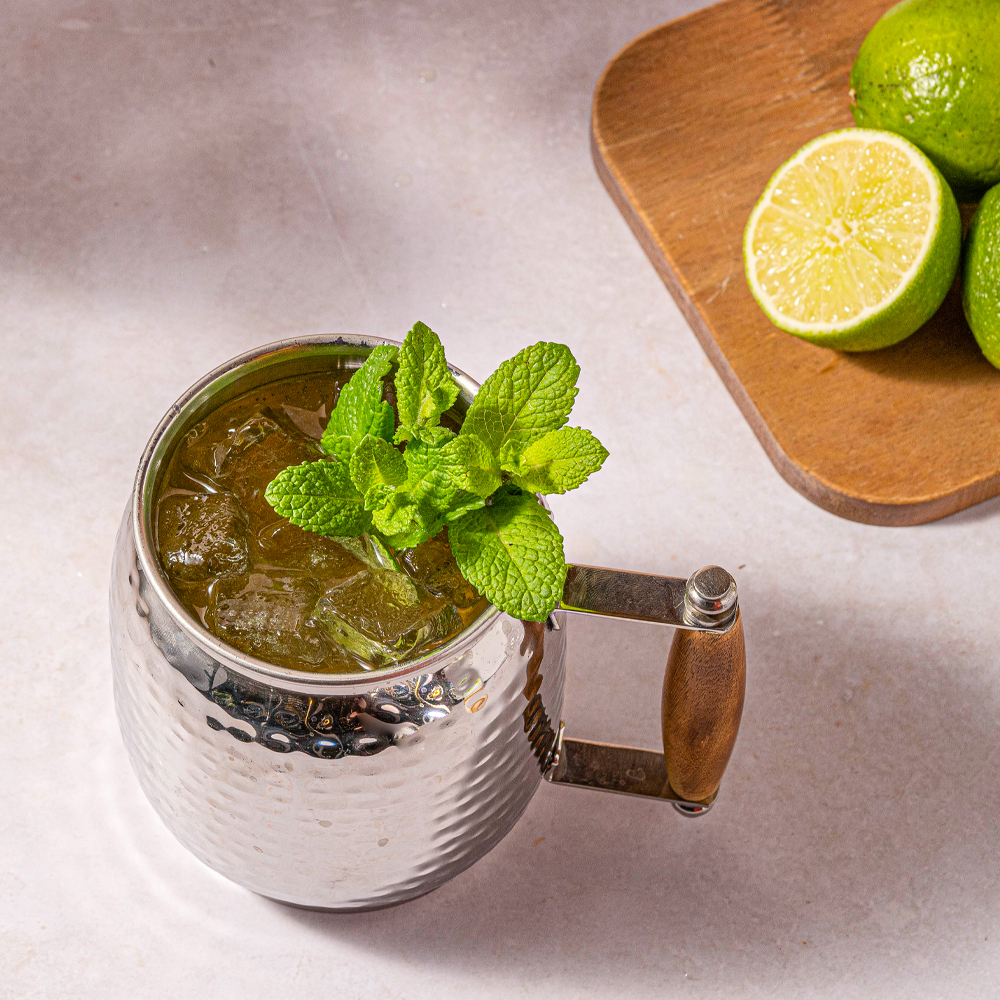 Moscow Mule Mocktail | Low Sugar Recipe